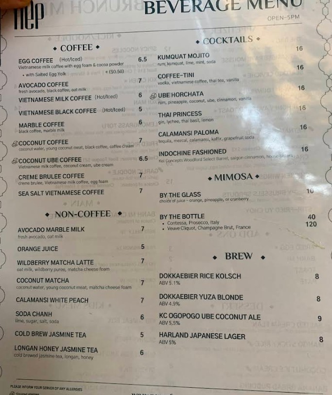 NEP Cafe - Fountain Valley Restaurant Menu | Authentic Vietnamese ...